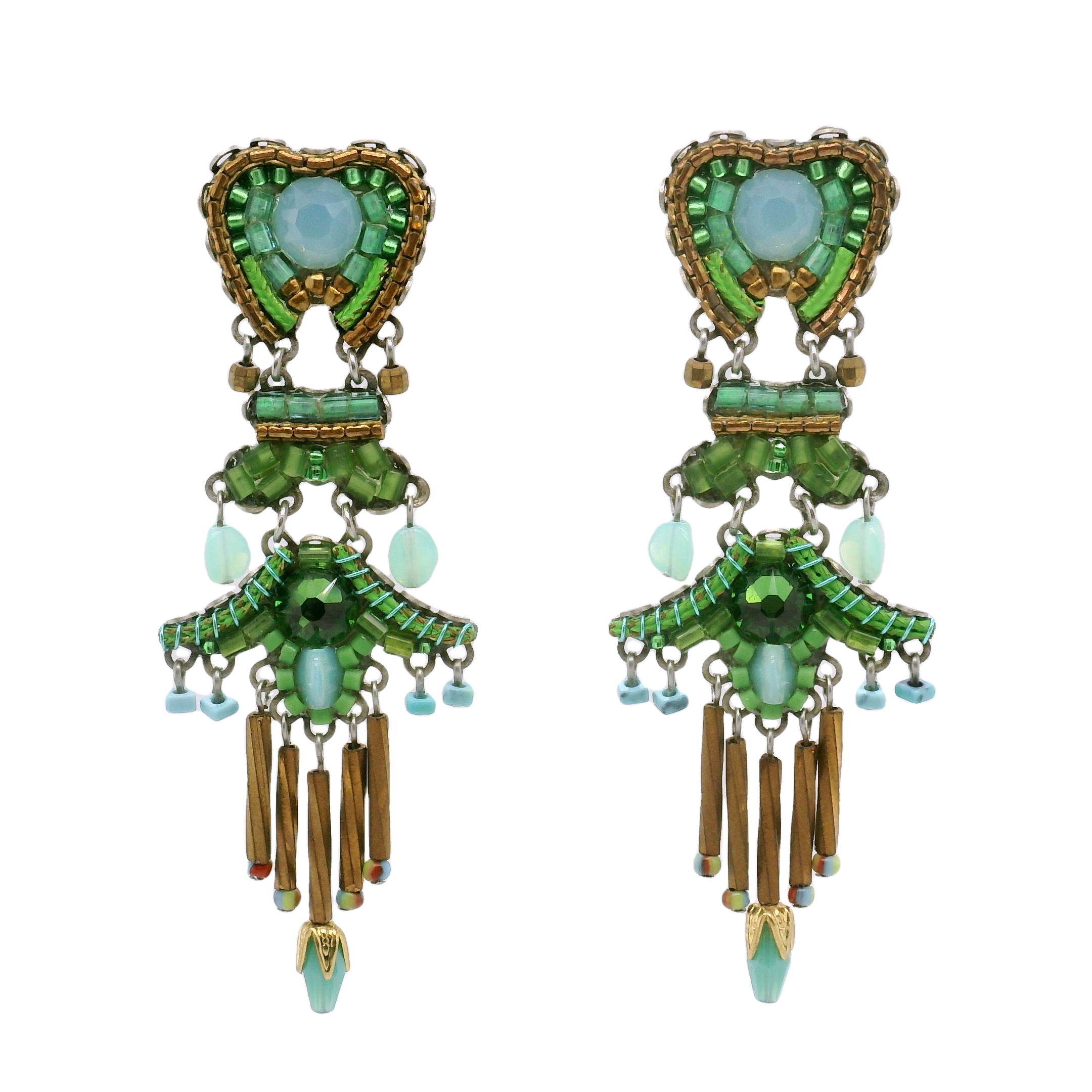 Grass Land Large Earrings - Avenue J Jewellery