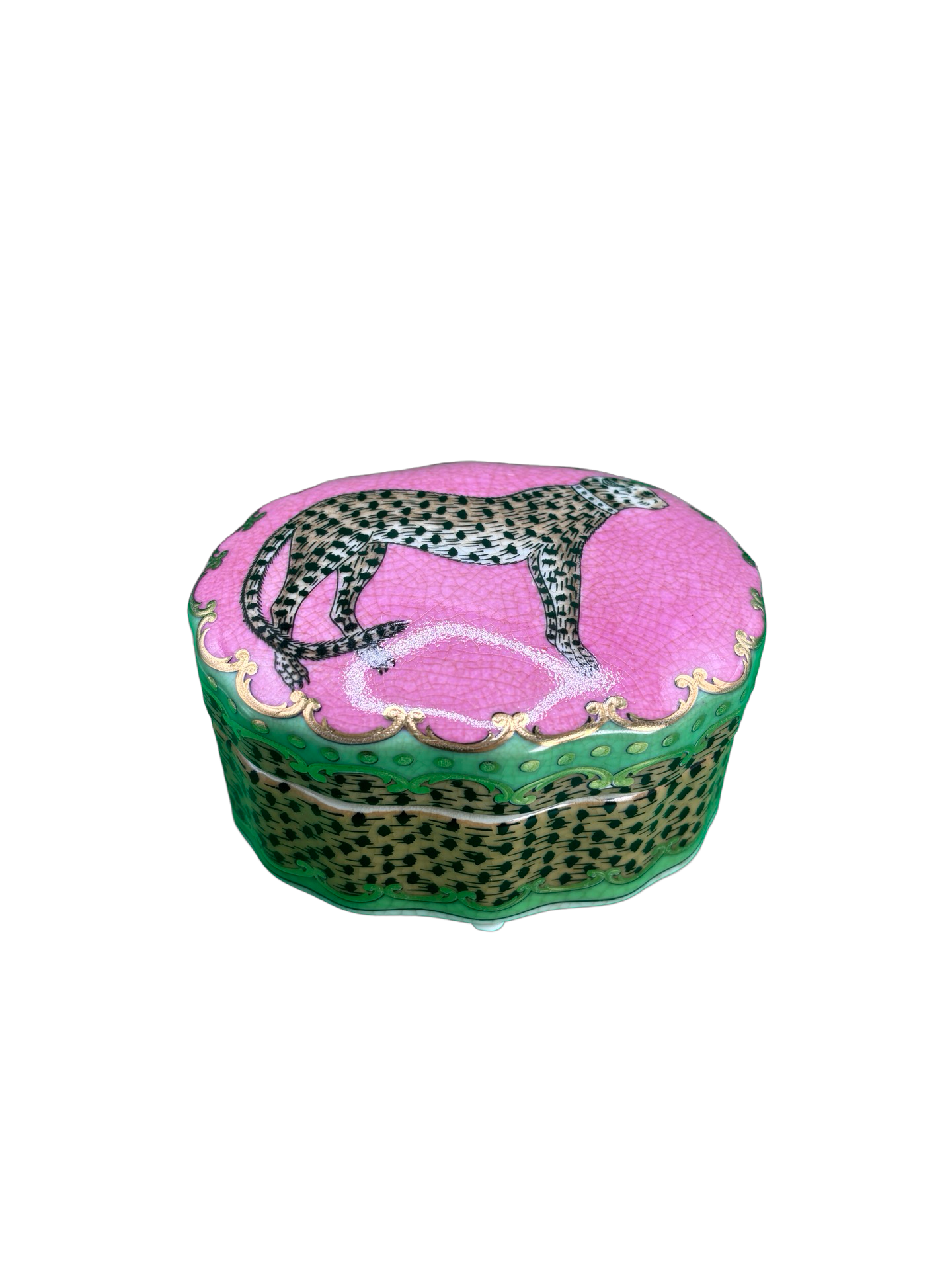 Leopardo Isla Trinket Box - Avenue J Jewellery